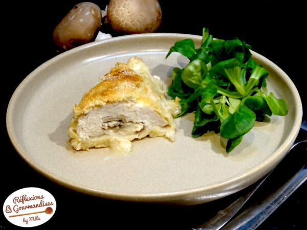 Cordon bleu au munster et champignons – Réflexions et Gourmandises