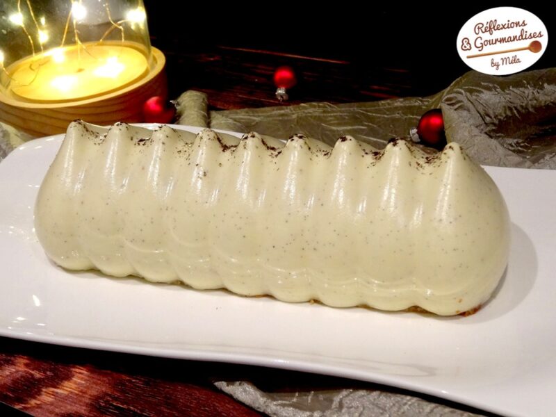 Bûche tout en vanille – Réflexions et Gourmandises